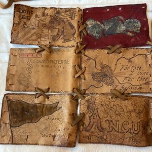 Other | Vintage Leather Postcards Lot | Poshmark